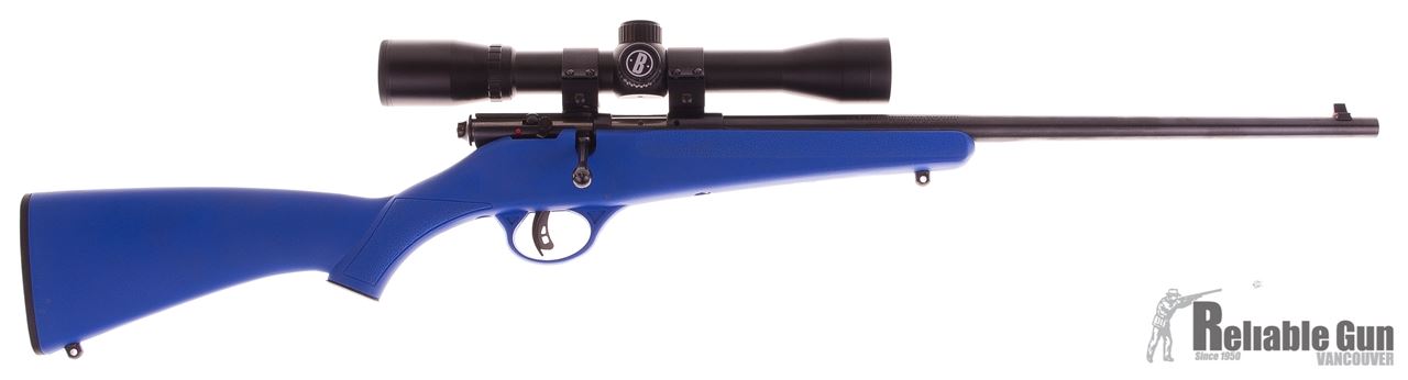 Used Savage Rascal .22 Lr Single Shot Bolt Action, Blue Stock, W ...