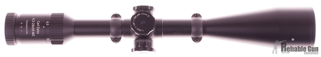 Used Zeiss Conquest 6-24x50mm Riflescope, Z-Plex Reticle With target ...