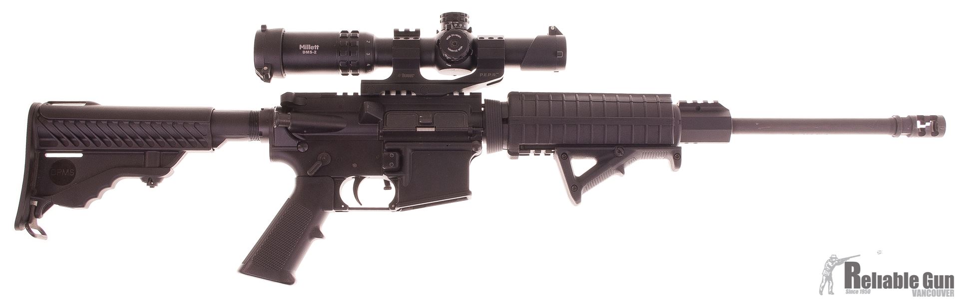 Used DPMS Oracle Semi-Auto 223 Rem, 16" Barrel, With Millett DMS-2 1 ...