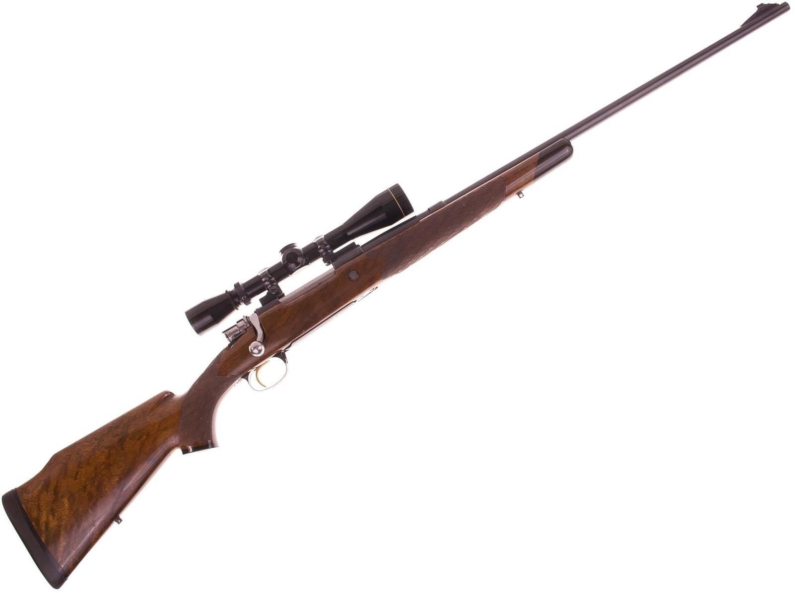 Used Custom Rifle .264 Win Mag Bolt Action Rifle, Mauser Style Engraved ...