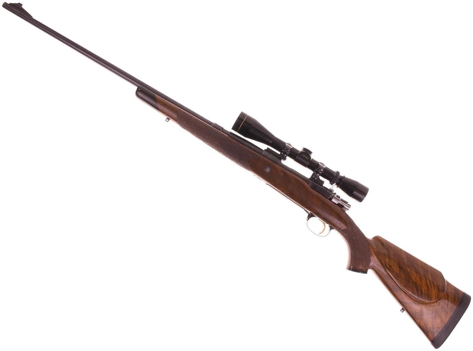 Used Custom Rifle .264 Win Mag Bolt Action Rifle, Mauser Style Engraved ...