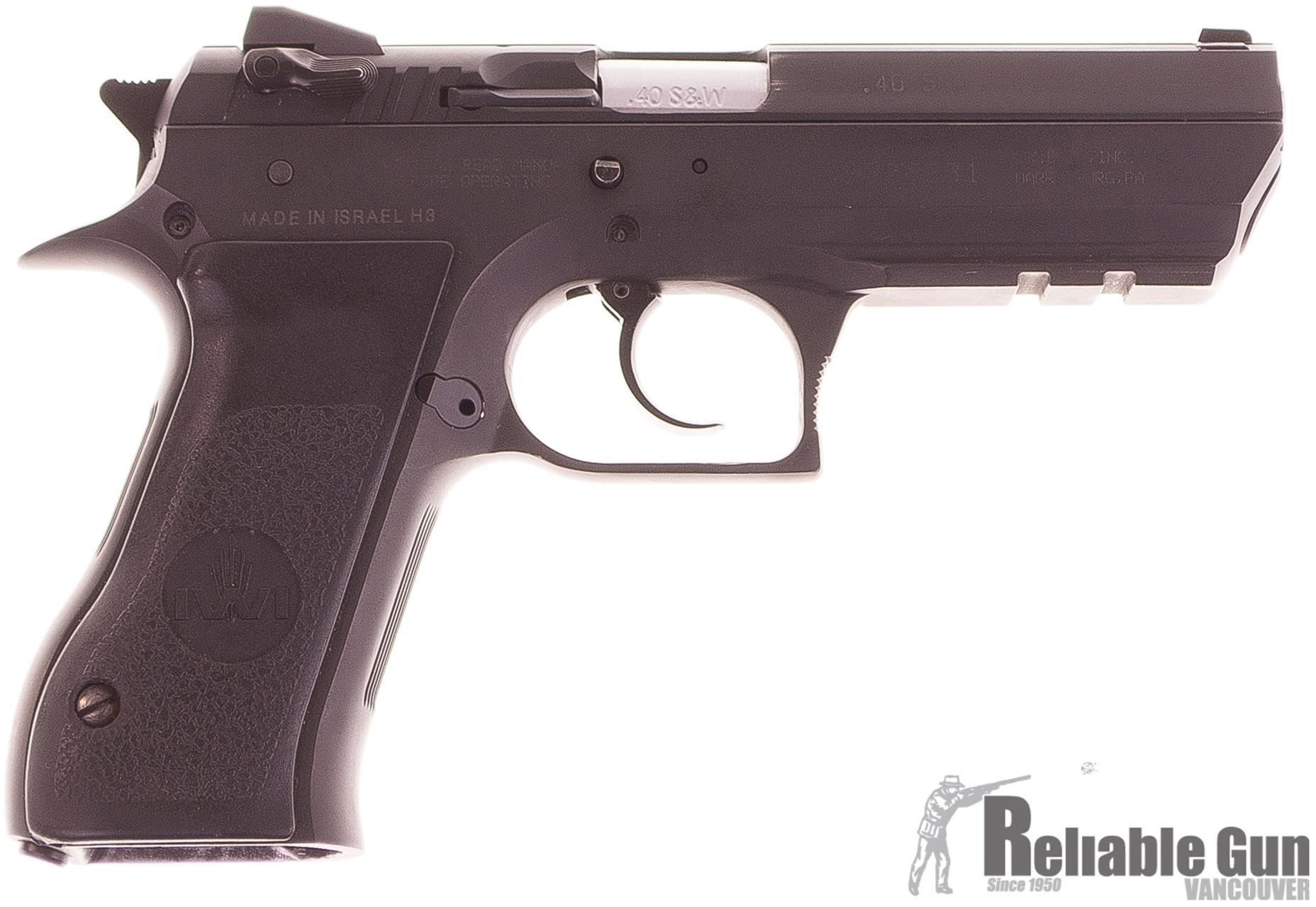 Used Jericho 941 Semi Auto Pistol, 40 S&W, Black Steel Frame, 4 ...