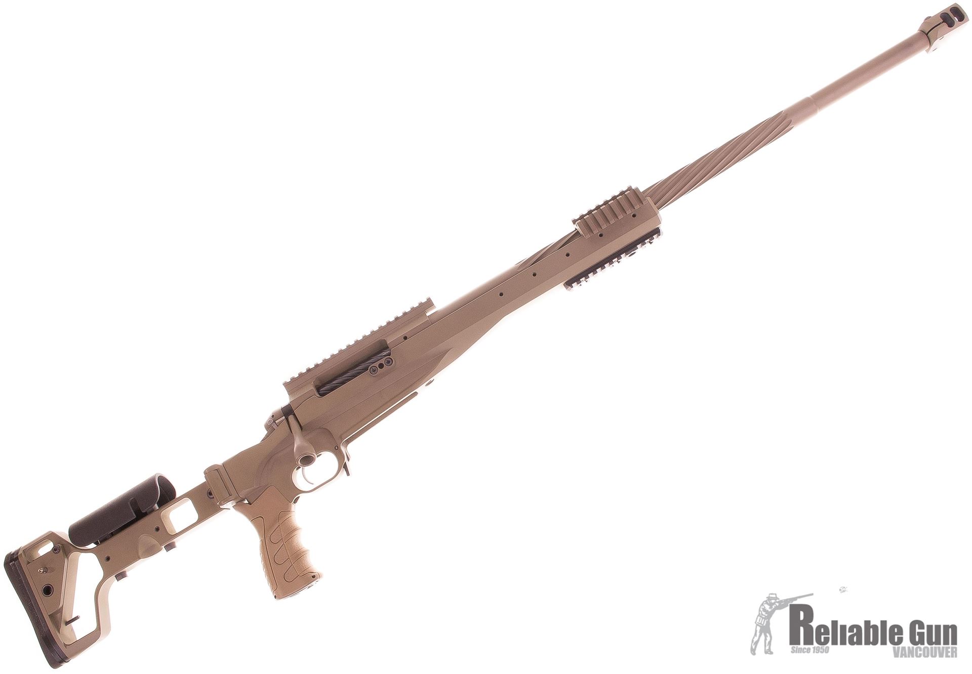 Used PGW C14 Timberwolf 338 Lapua Precision Rifle - FDE Cerokote, 5 ...