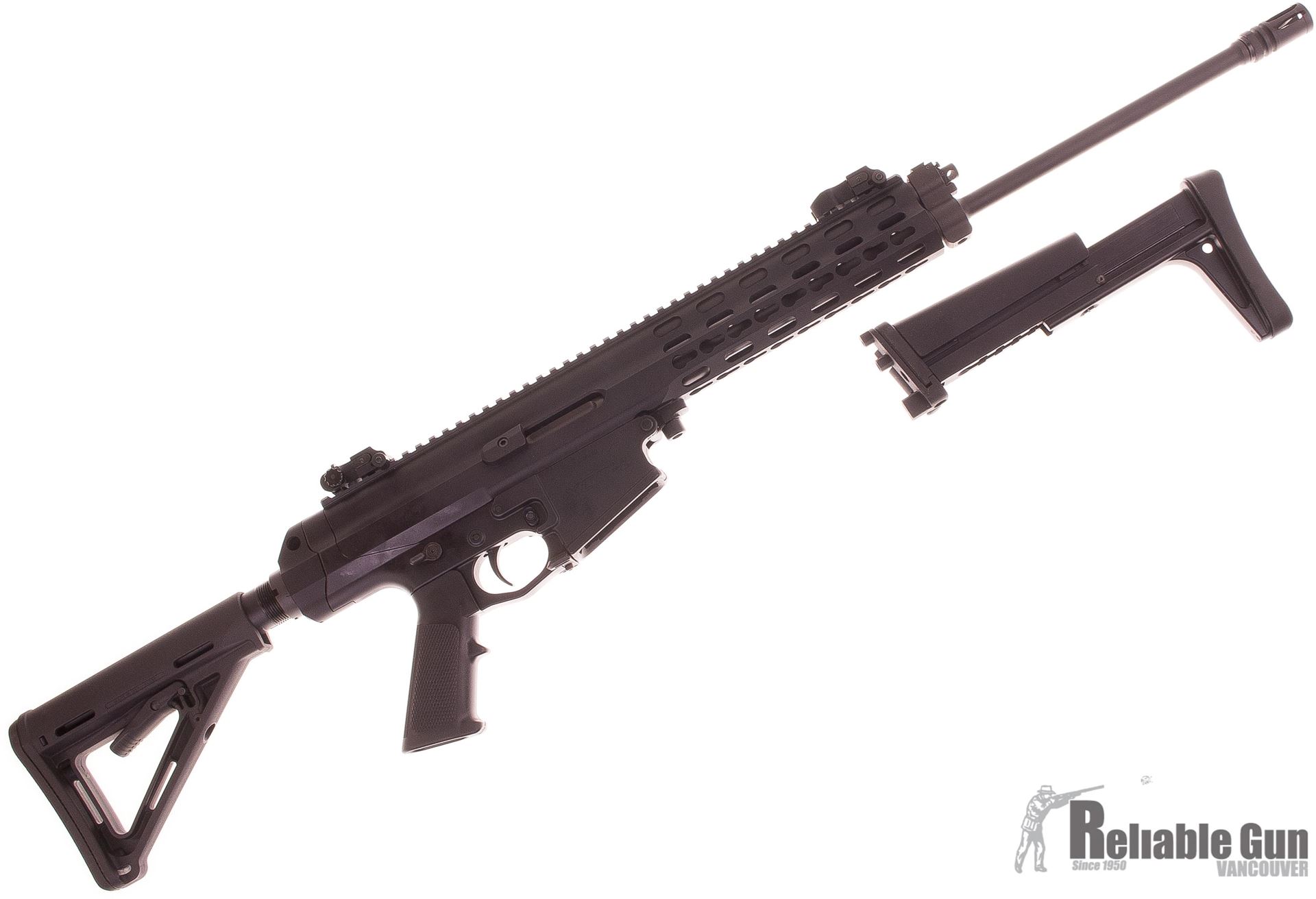 Used Robinson Armament XCR-L Semi-Auto 223 Rem, 18.6" Barrel, With Flip ...