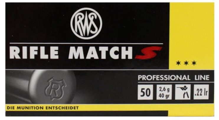 RWS Rottweil Professional Line Sports Rimfire Ammunition. Reliable Gun ...