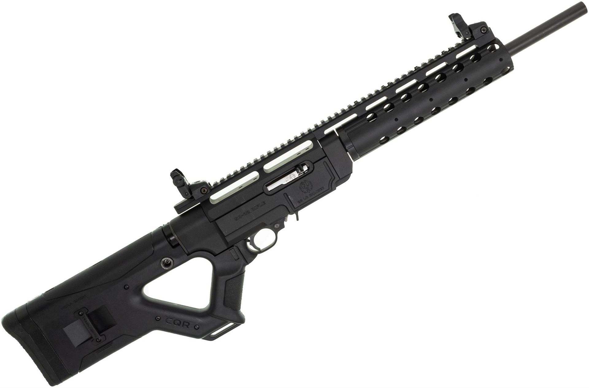 Used Ruger SR-22 Rimfire Rifle, 22 Lr, Hera Arms CQR Stock, Flip Up ...
