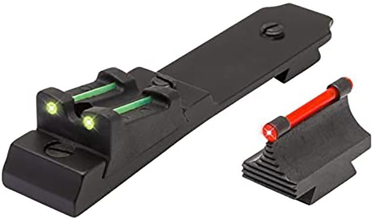 TruGlo Fiber Optic Rifle Sight Set - Red Front & Double Green Rear ...