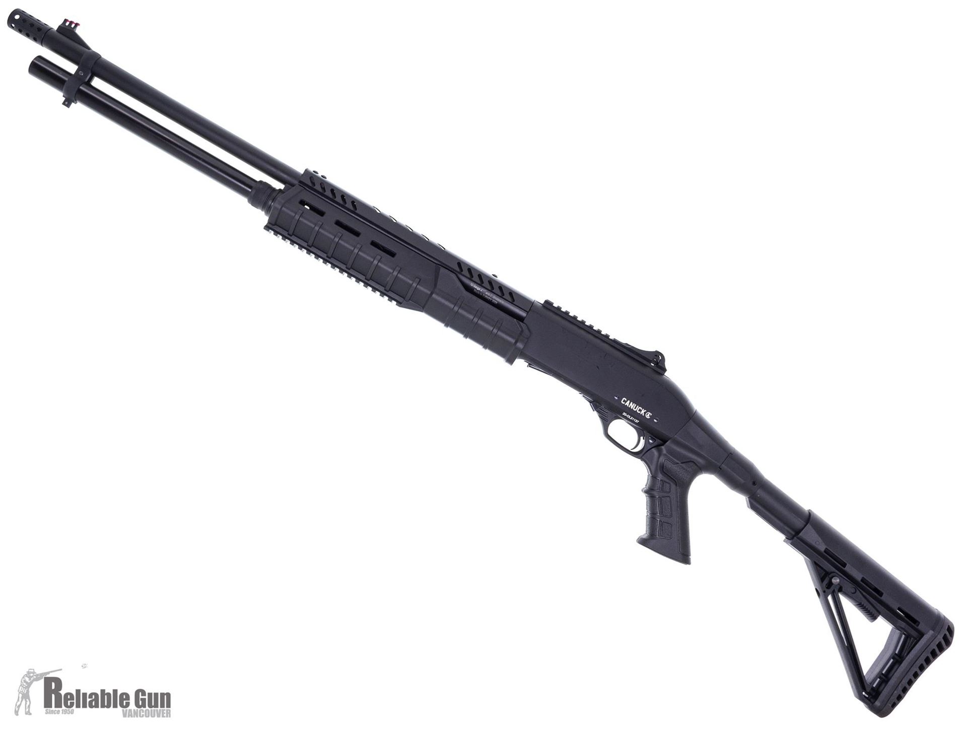 Used Canuck Sentry Pump Action Shotgun - 12ga, 3", 24", Black Receiver ...