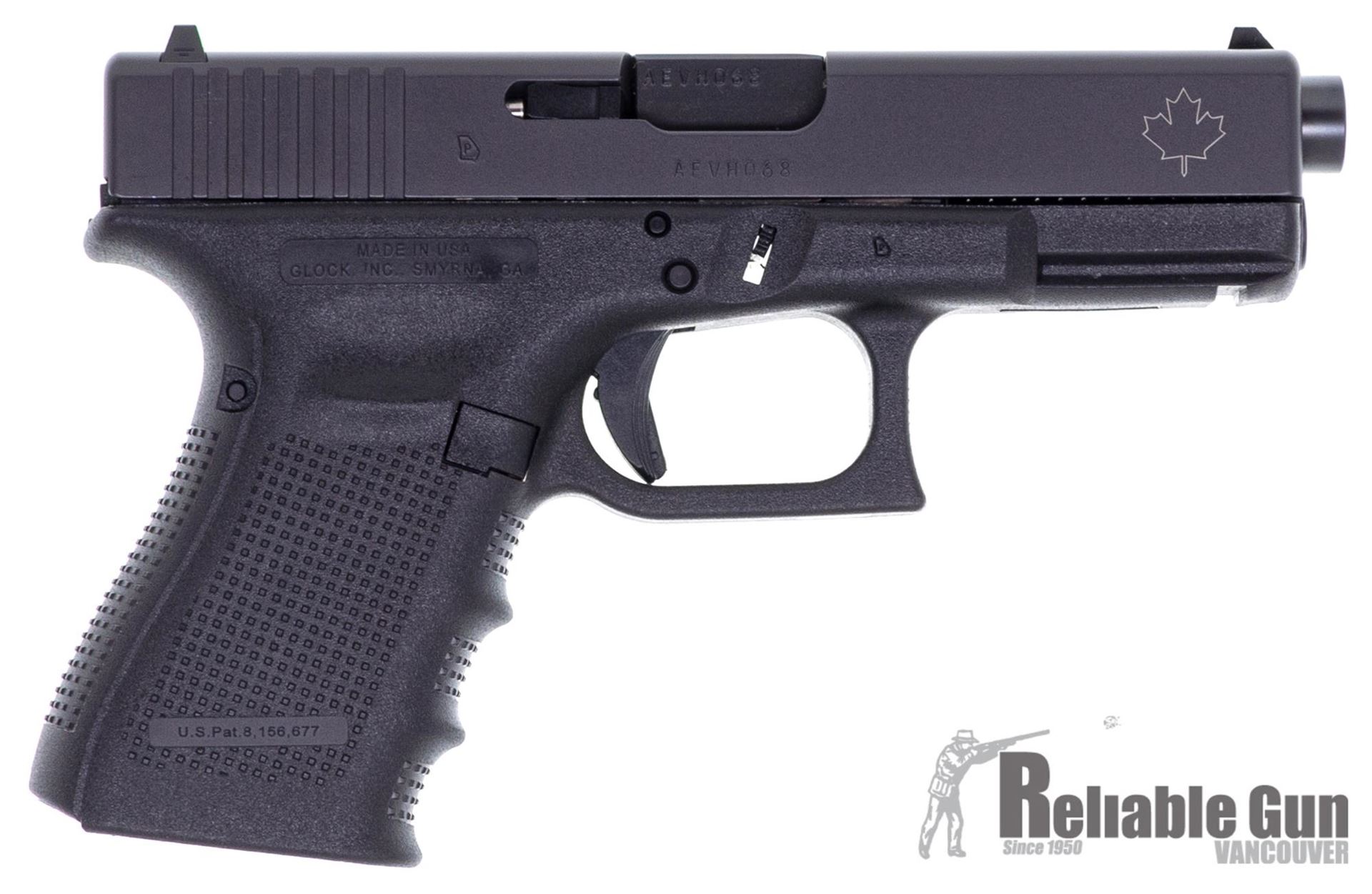 Glock 19 Gen4 (Canadian Edition) Compact Safe Action Semi-Auto Compact ...
