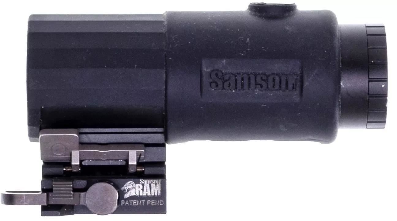 Used Samson 3.5x Magnifier with Flip-To-Side RAM Mount, Lever QD Mount ...