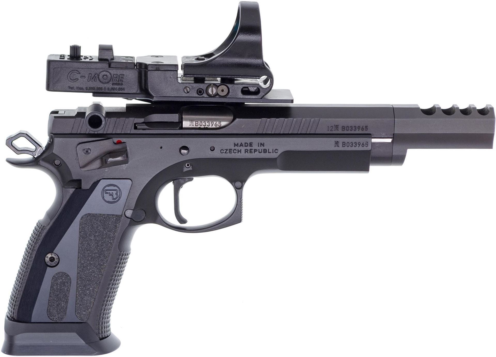 Used CZ 75 TS Czechmate Open Pistol - 9mm, 3x Mags. Excellent Condition ...
