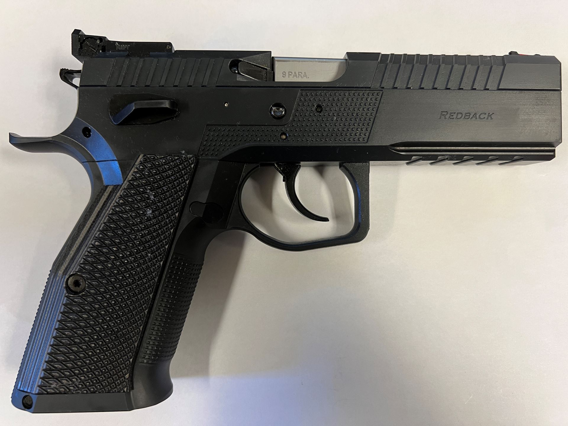 Used Phoenix Redback 9mm Pistol - 9mm Para (9mm Luger), All Steel Black ...