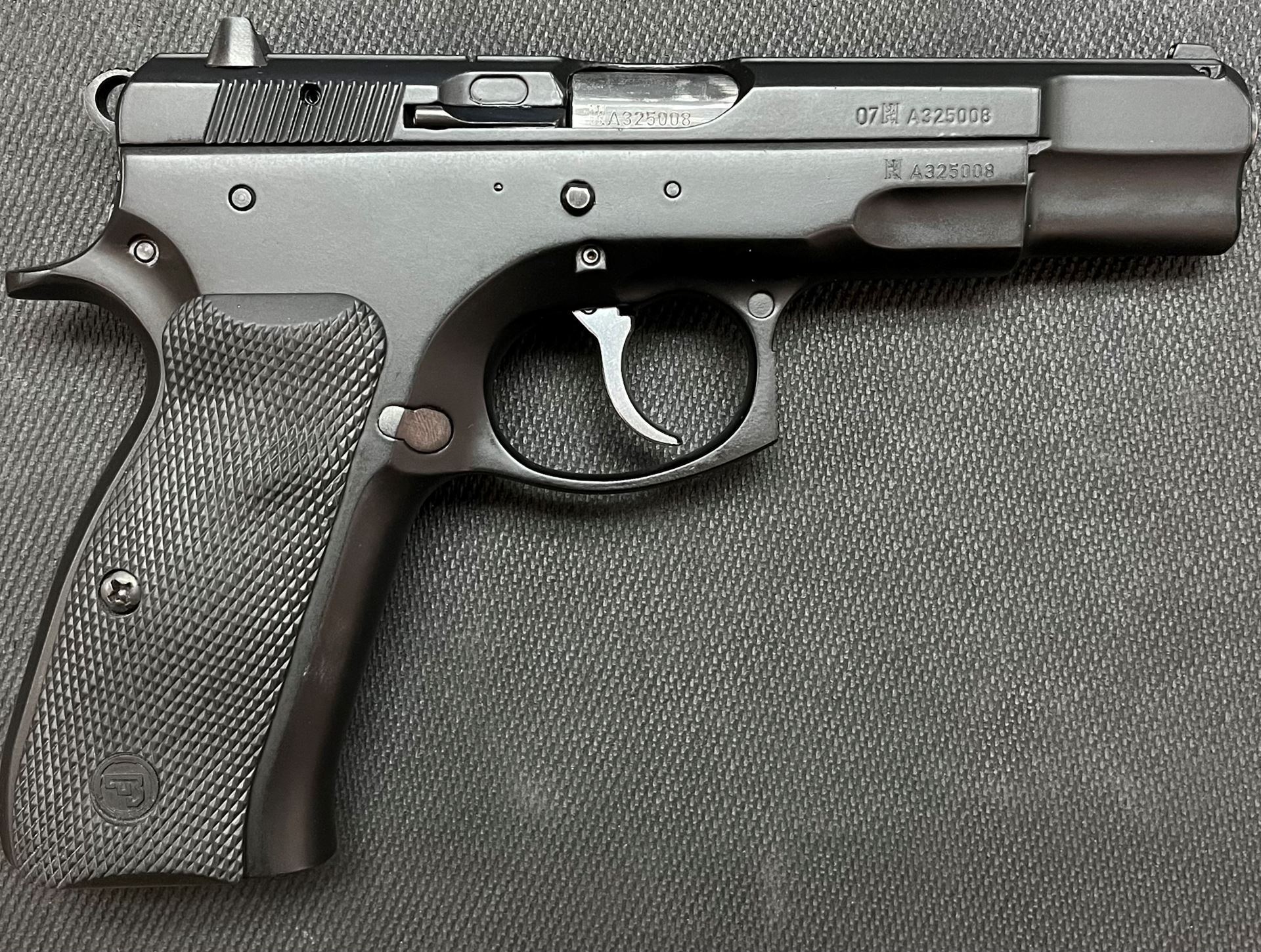 Used CZ 75B Semi Auto Pistol, 9mm, Black, Frame Safety, 1 Mag, Shadow ...