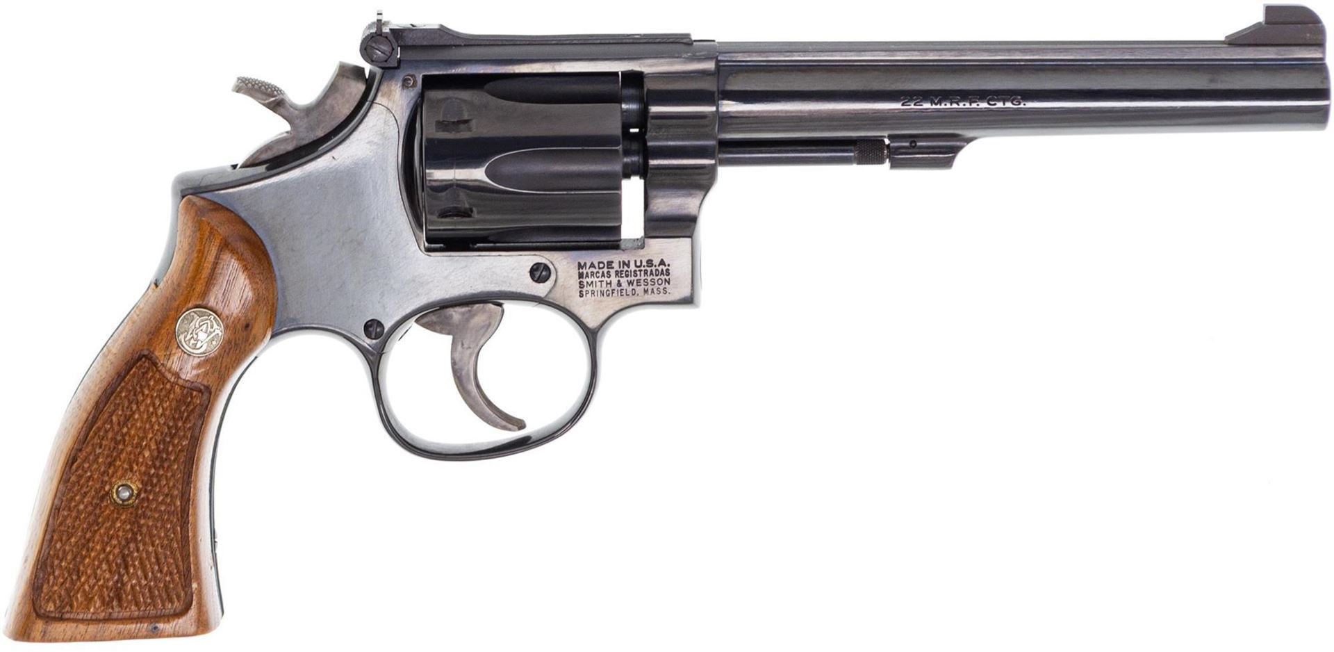 Used Smith & Wesson Model 48-4 Double Action Revolver, 22 MRF, 6" Blued ...
