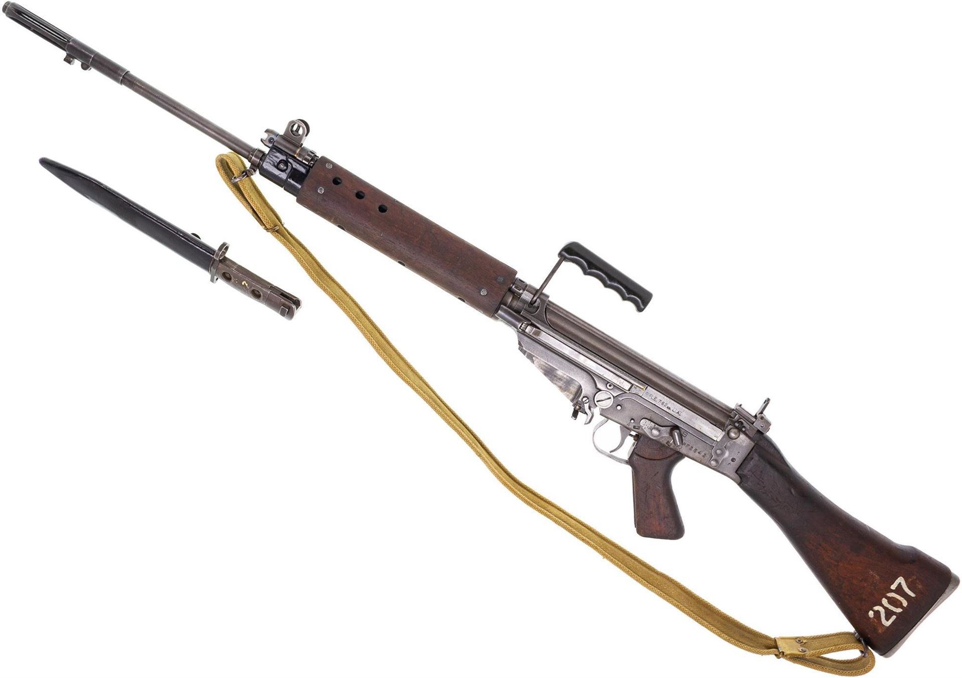 Used Lithgow L1A1 FN FAL Semi-Auto 7.62x51mm, 21" Barrel, Wood Stock ...