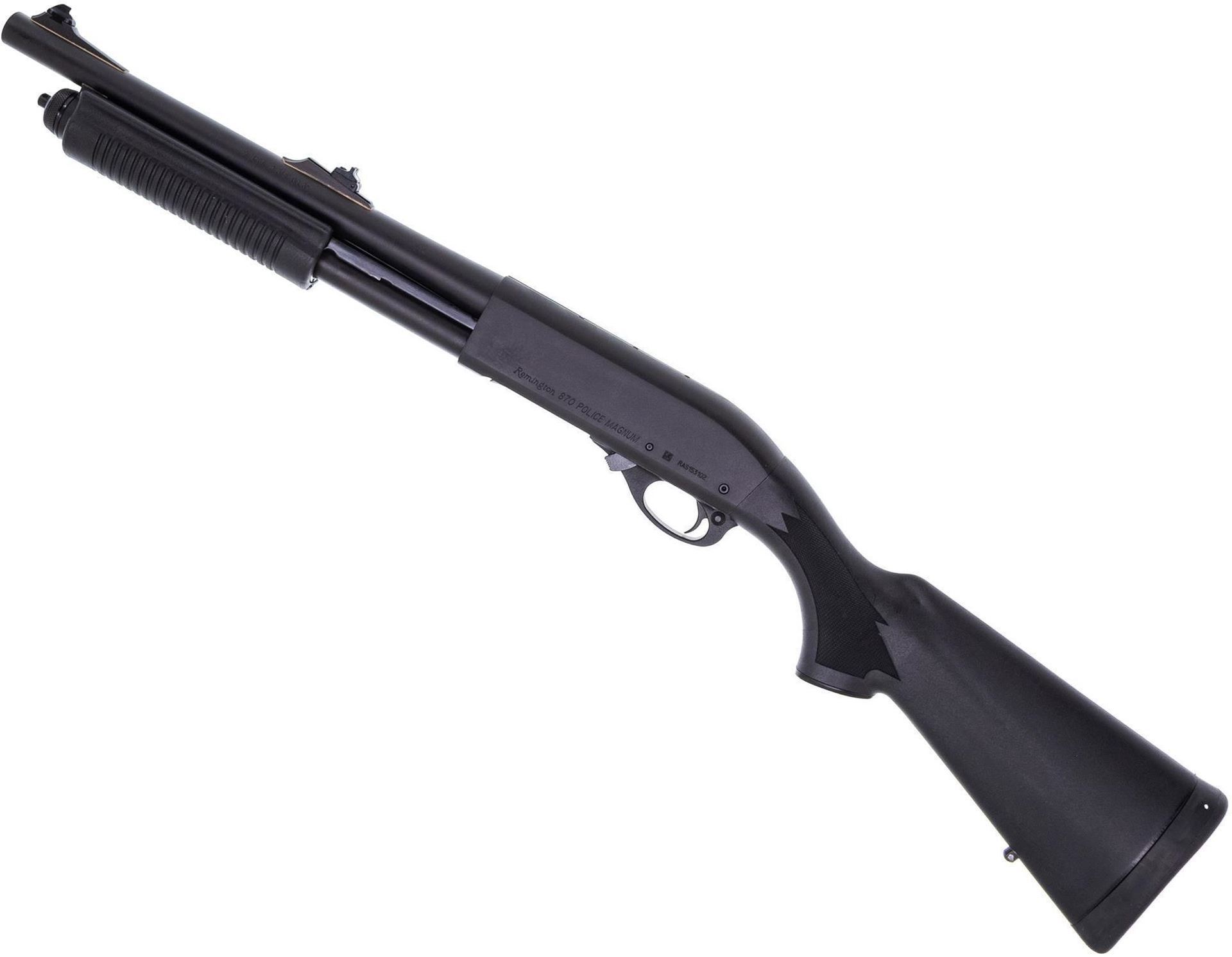 Remington 870 Police Magnum Pump-Action Shotgun. Reliable Gun: Firearms ...