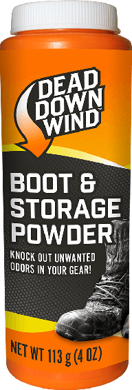Dead Down Wind - ScentPrevent Boot & Storage Powder, 4 oz (113g ...