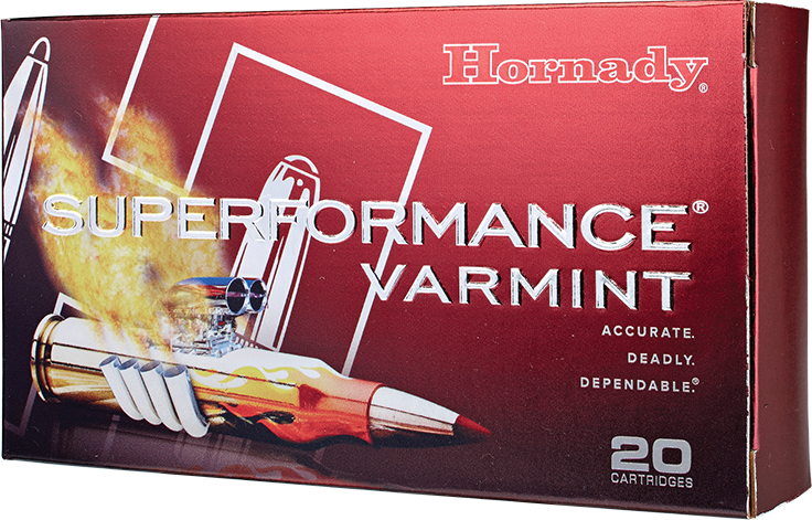 Hornady 8025 Superformance Varmint Rifle Ammo 223 REM, V-MAX, 53 Grains ...