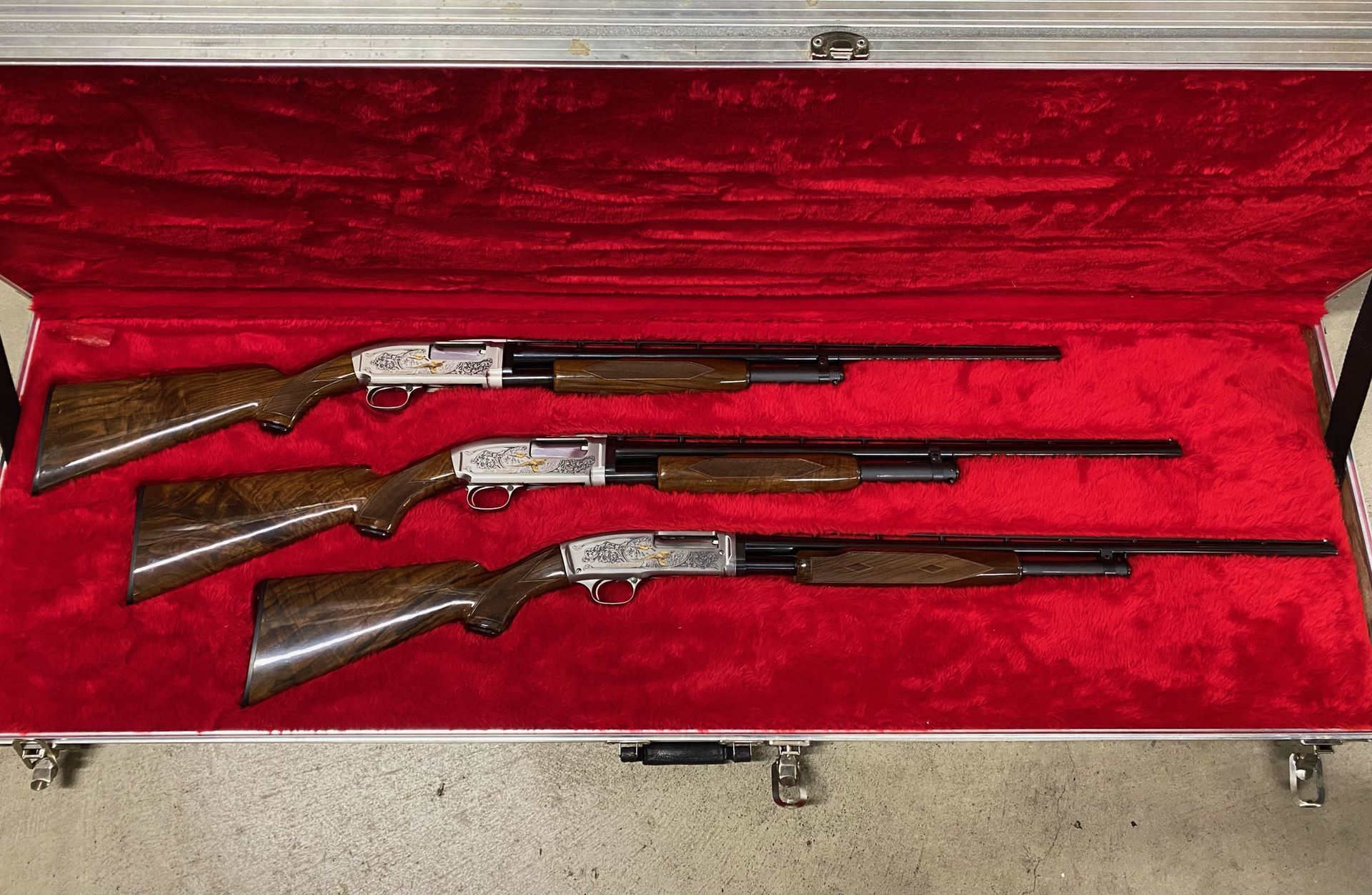 Used Browning Three Gun Ducks Unlimited Edition Set of Model 12s/42 ...