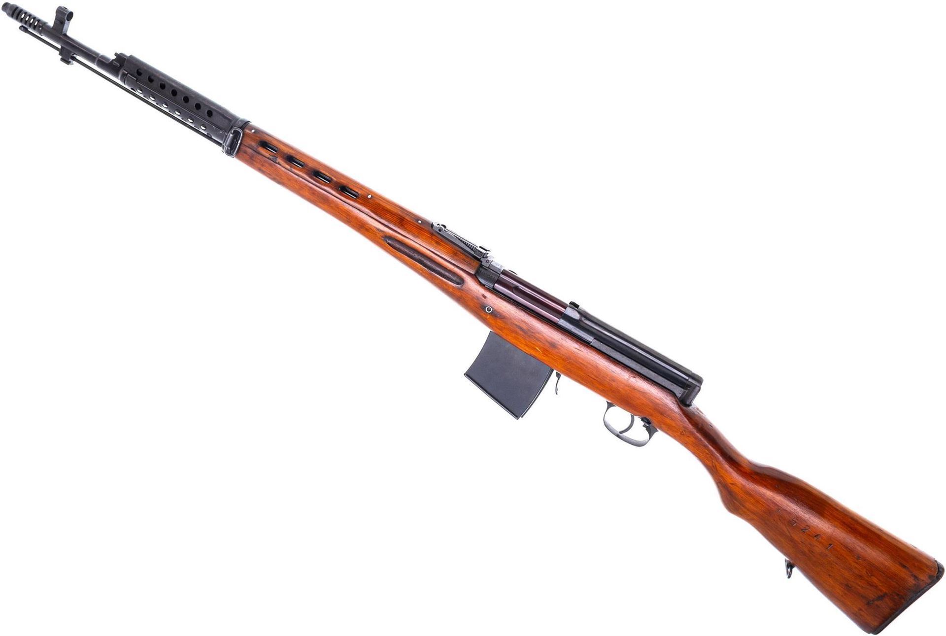 Used Tokarev SVT-40 Semi-Auto Rifle, 7.62x54R, 25.6" Barrel, Full ...