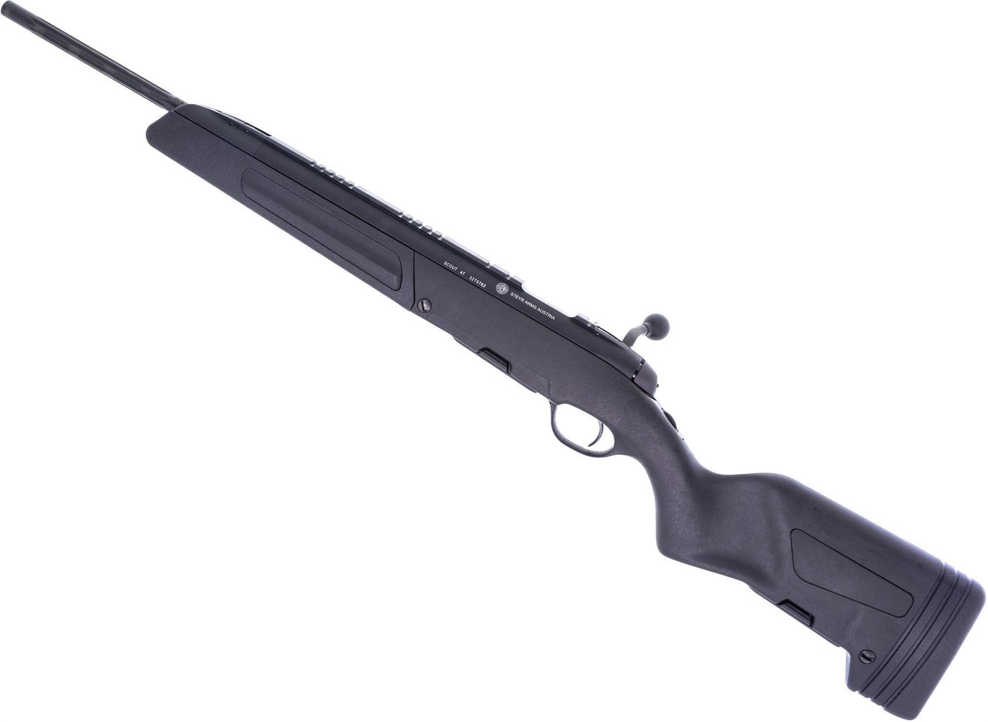 Steyr Scout Bolt Action Rifle - 223 Rem, 19", Forged/Fluted, Black ...