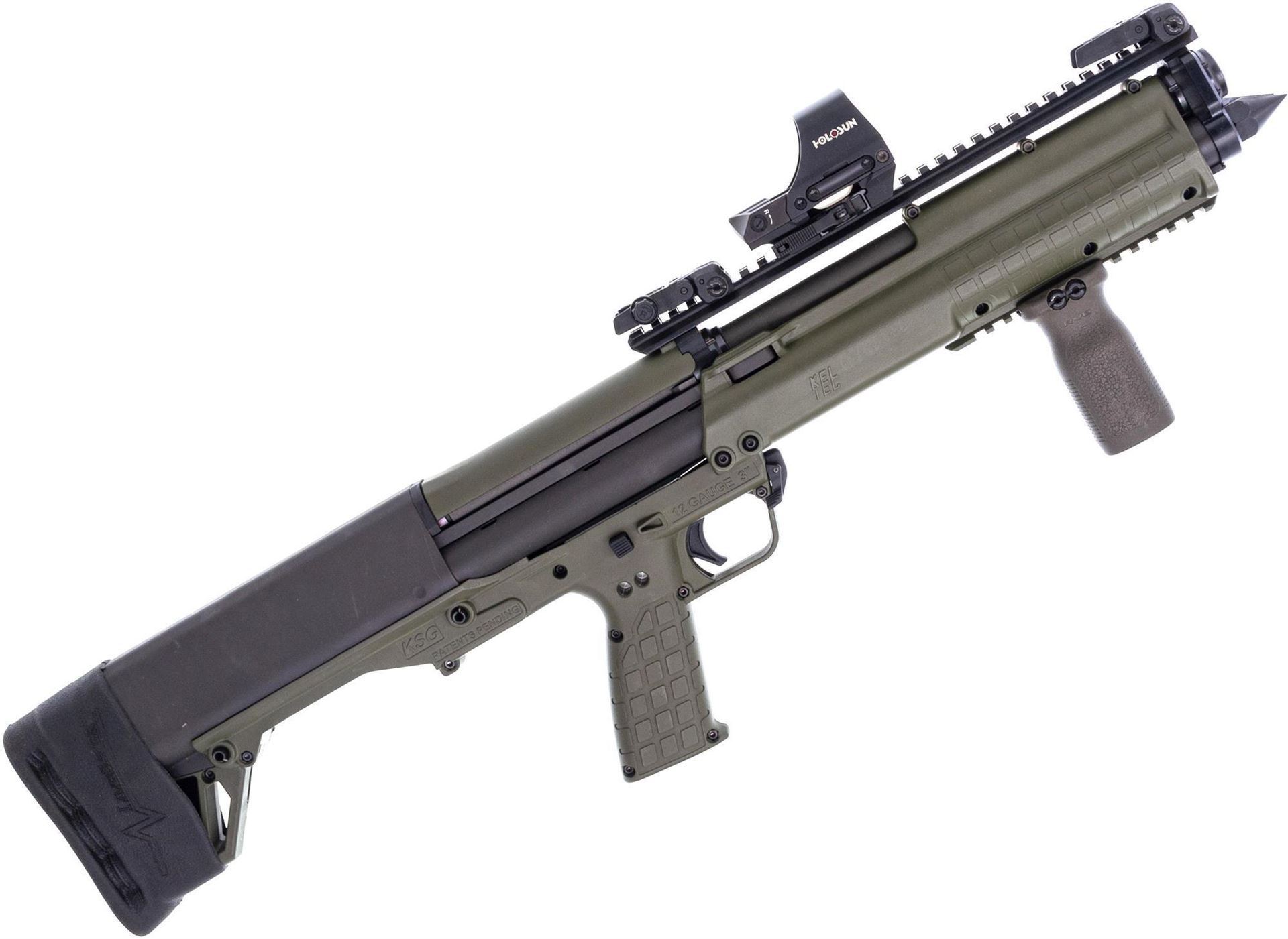 Used Kel-Tec KSG Pump-Action 12ga, 18.5" Barrel, OD Green Polymer Frame ...