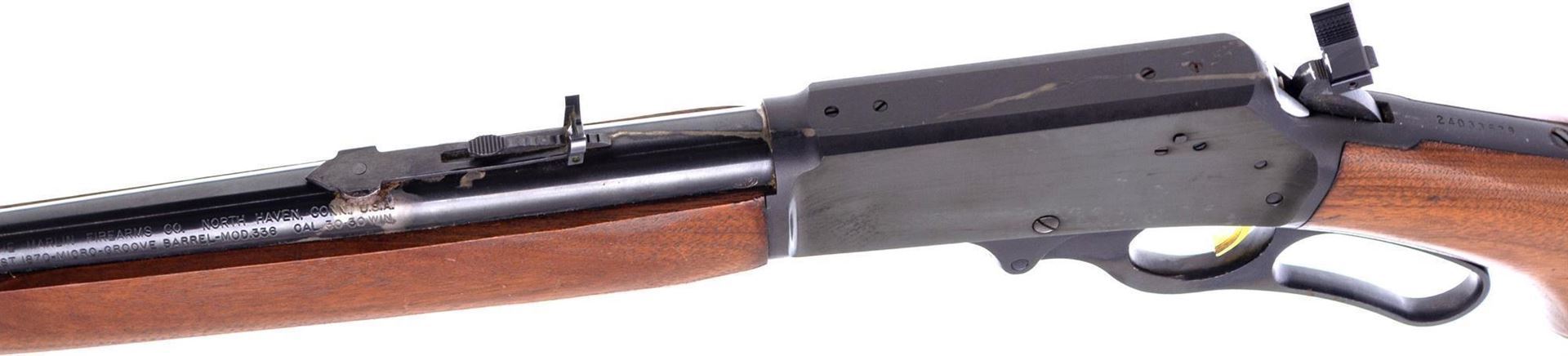 Used Marlin 336 Lever-Action 30-30 Win, 20" Barrel, 1976 Mfg., w ...