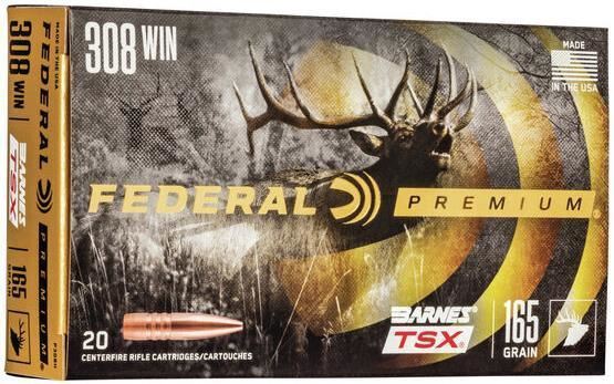 Federal Premium Barnes Ammo - 308 Win, 165Gr, Barnes TSX, 20rds Box ...