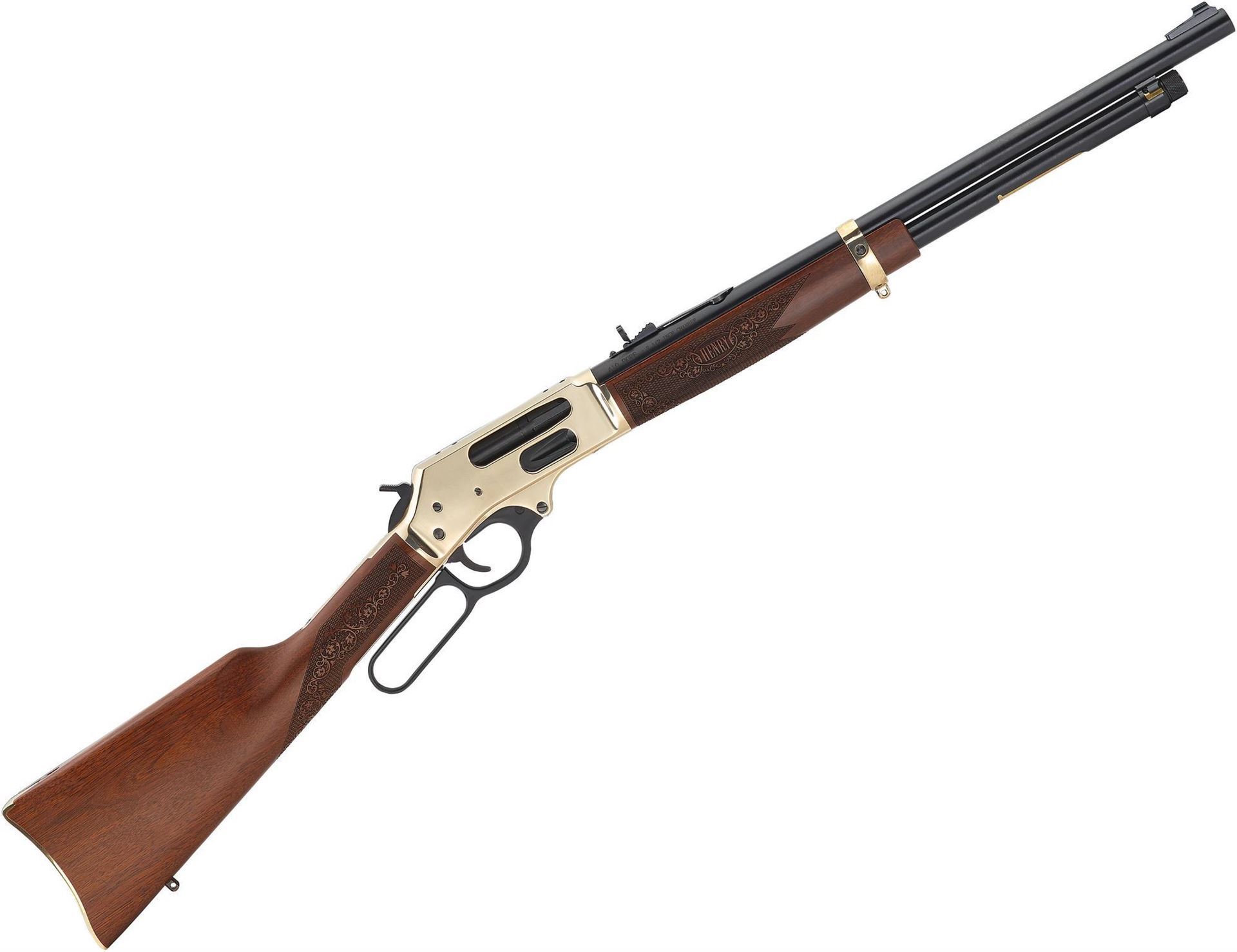 Henry H024-410 Lever Action Shotgun 410, Side Gate, 19.8" Bbl, Brass ...
