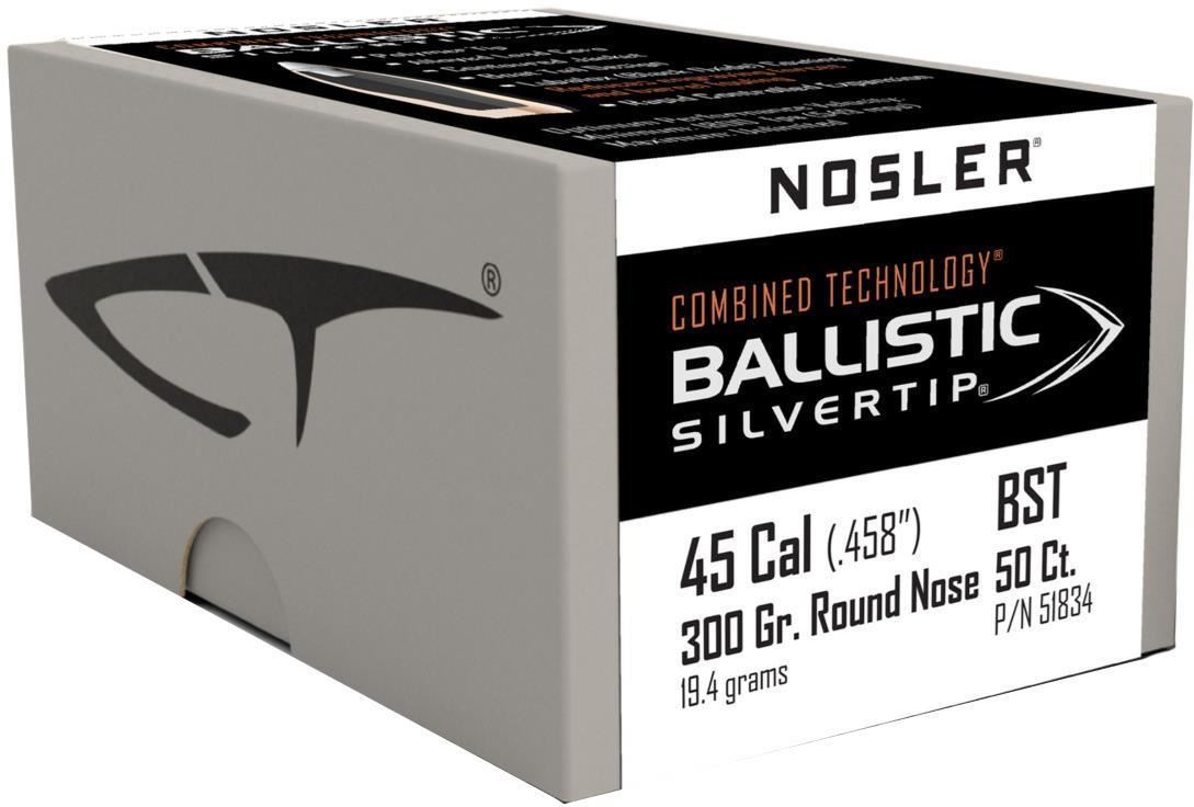Nosler 51834 Rifle Bullets 45-70 Govt 300gr Cann 335 Ballistic ...