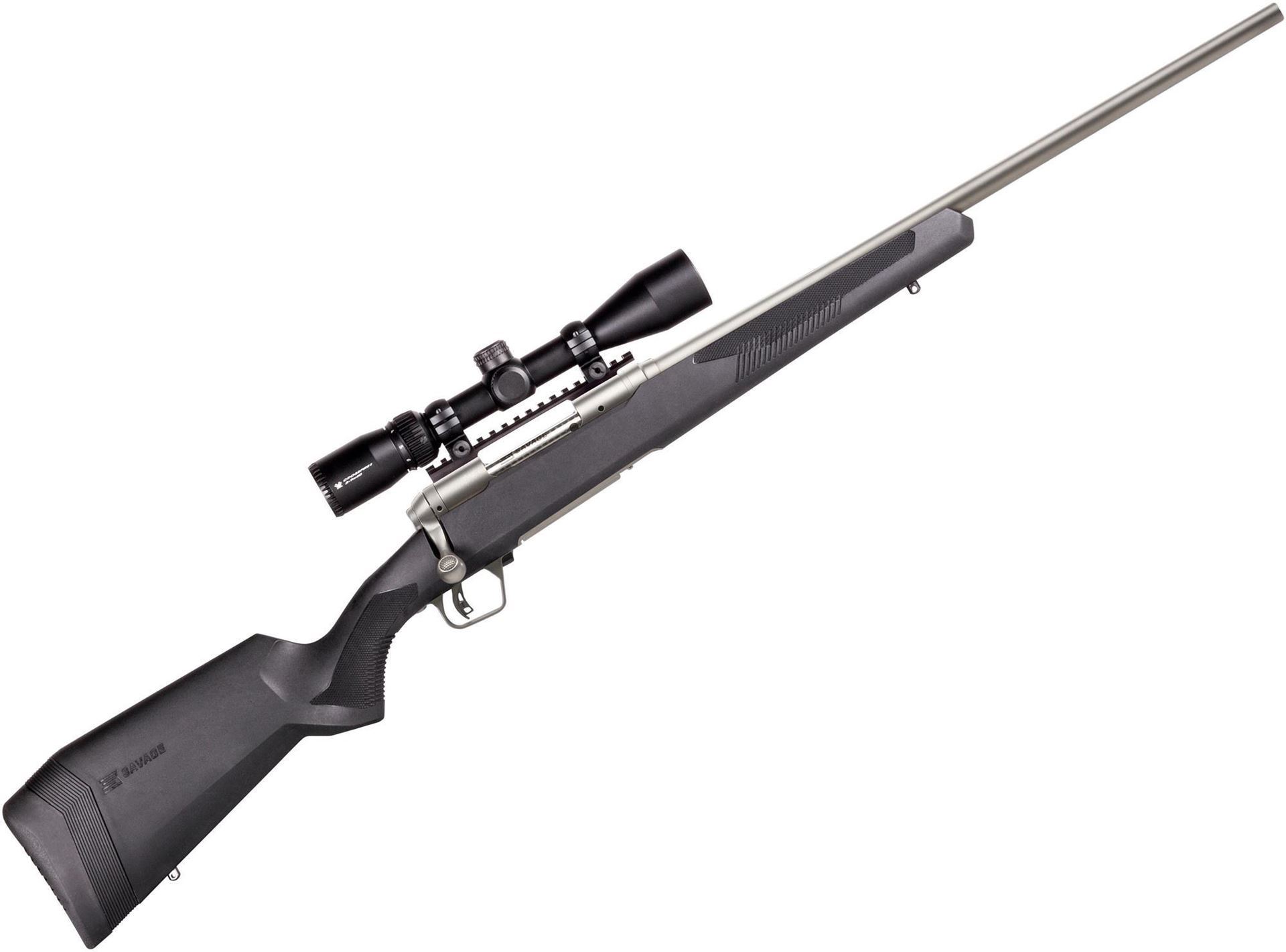Savage Arms Model 110 Apex Storm XP Bolt Action Rifle - 308 Win, 20", Matte Stainless, Black ...