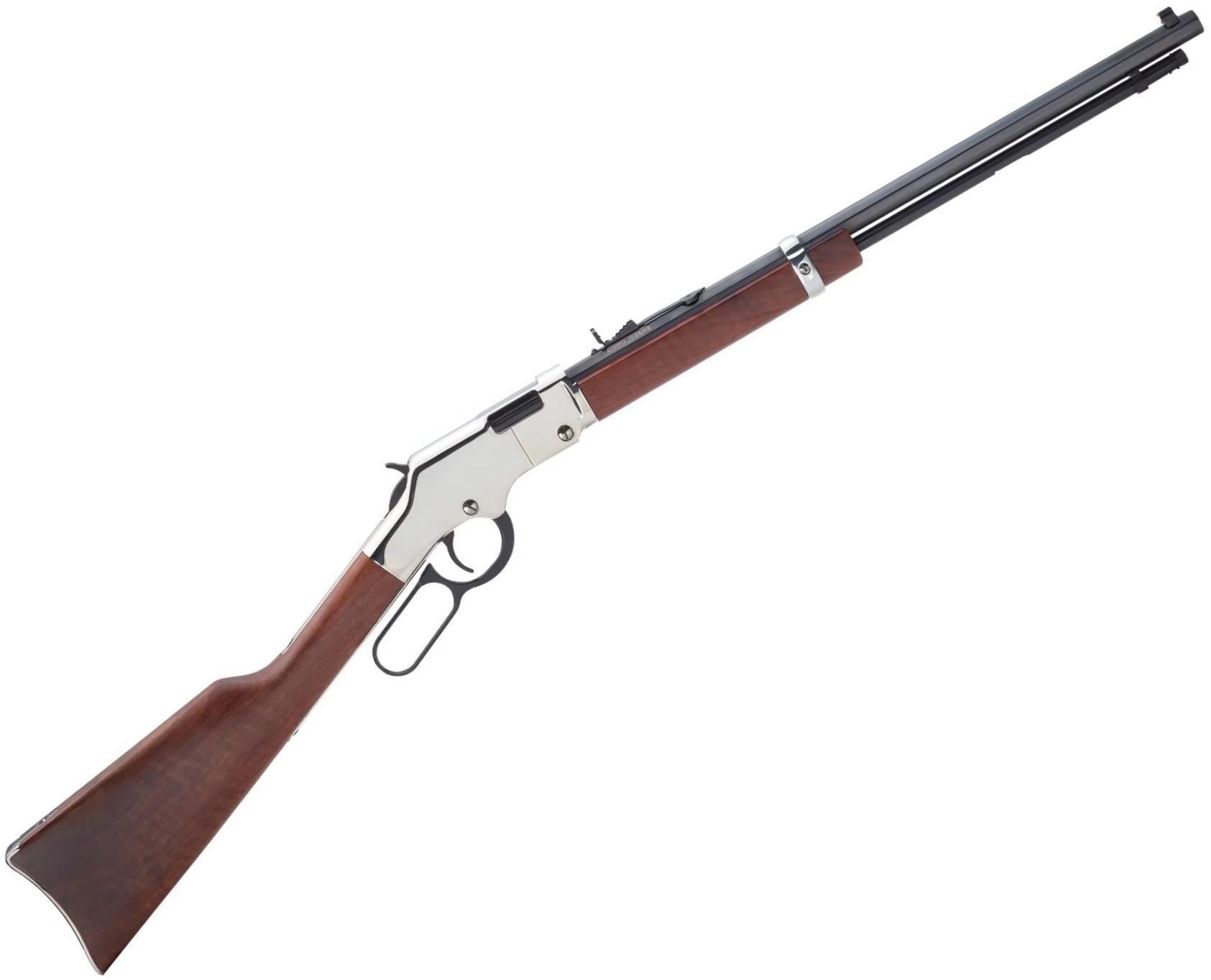 Henry "Silver Boy" Rimfire Lever Action Rifle - 22 S/L/LR, 20" Octagon ...
