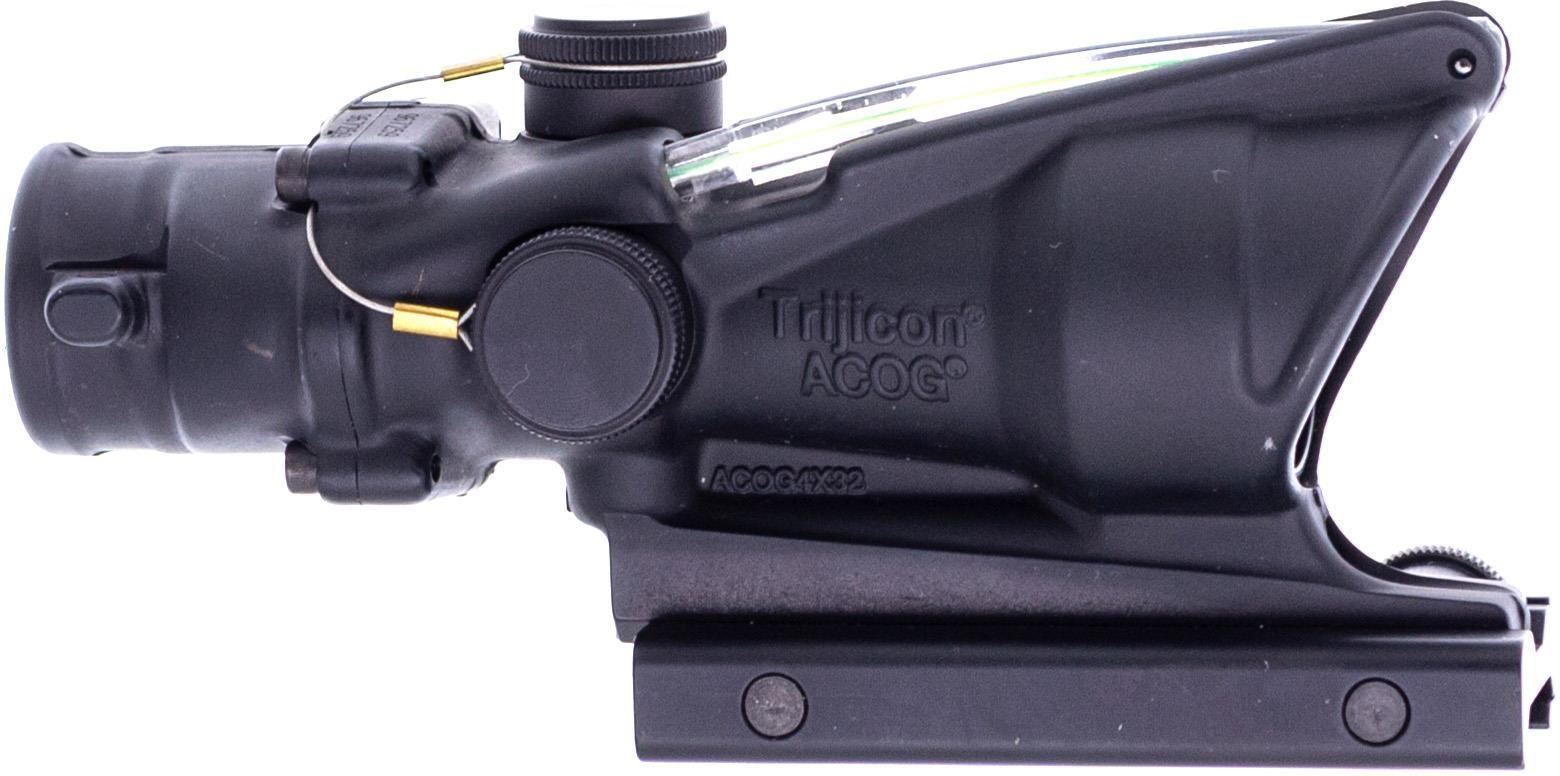 Used Trijicon ACOG TA-31 Prism Optic, 4X32, Green Tritium BDC Crosshair ...