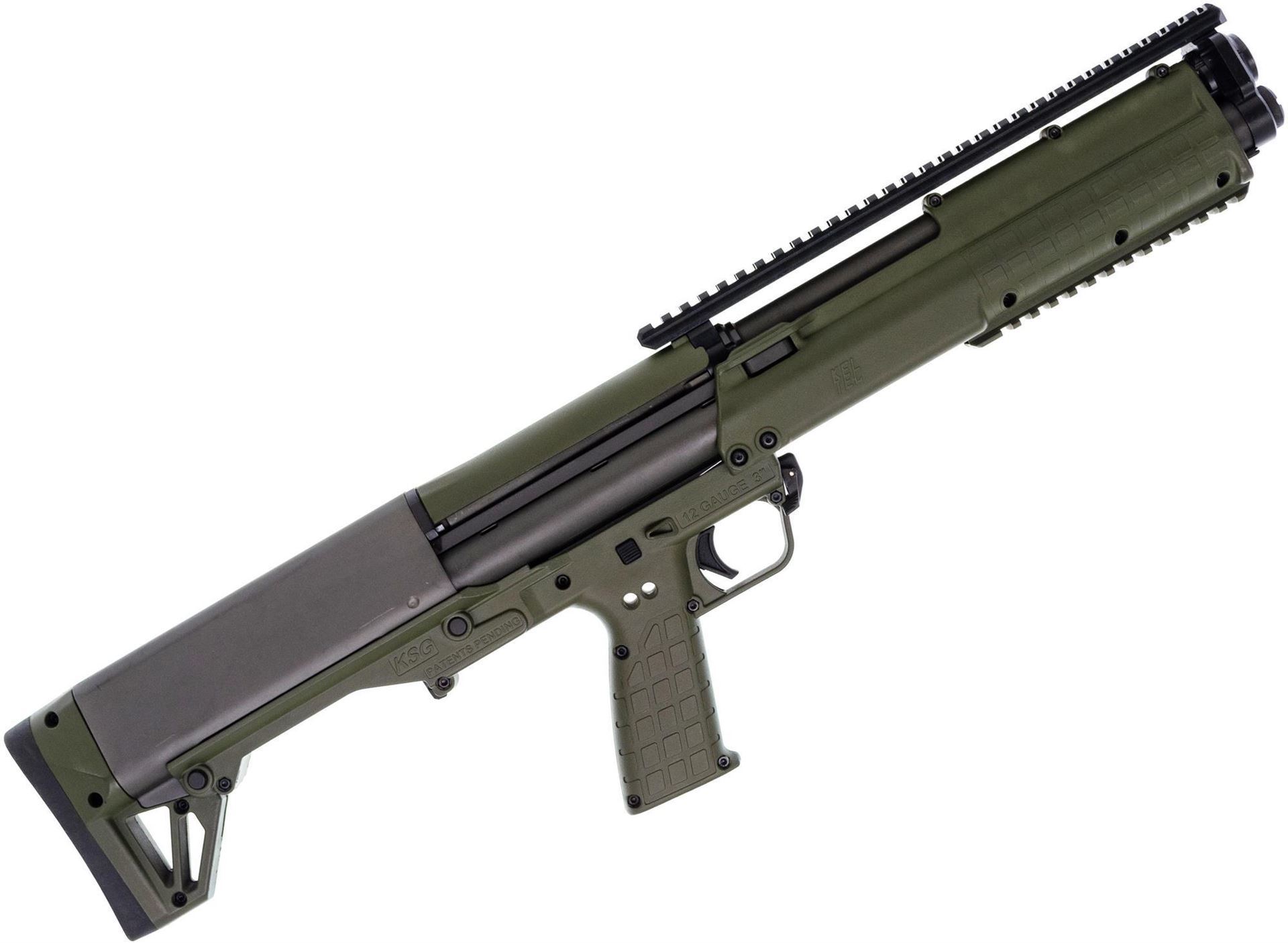 Used Kel-Tec KSG Pump-Action 12ga, 3" Chamber, 18.5" Barrel, OD Green ...